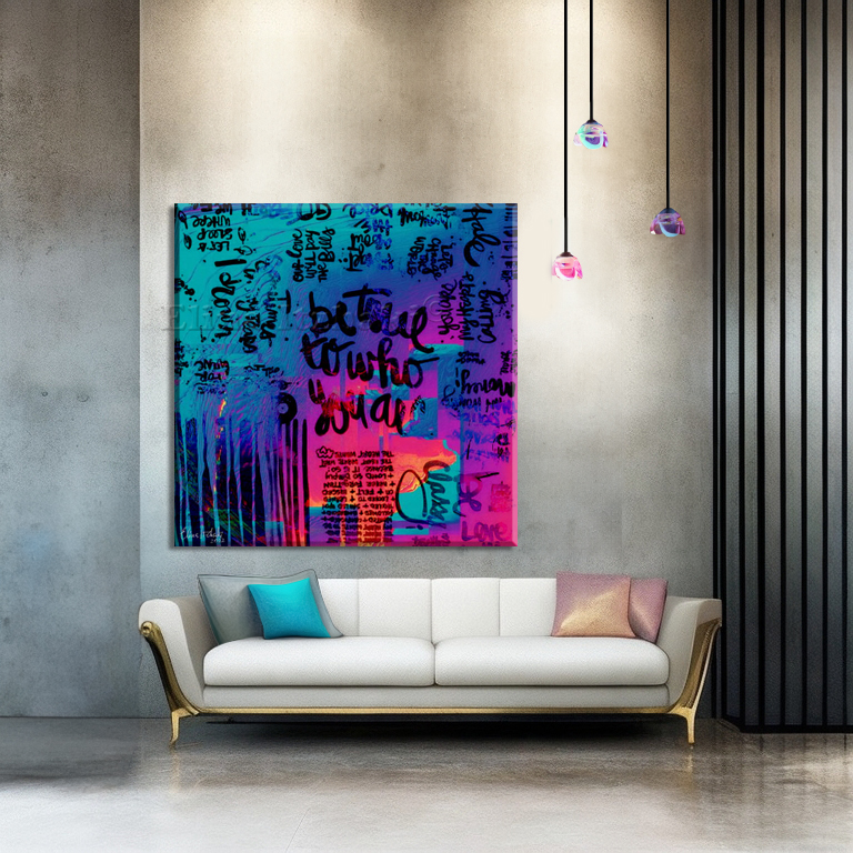 Abstract word art , Home Decor, Art wall home decor, Gallery Canvas ...